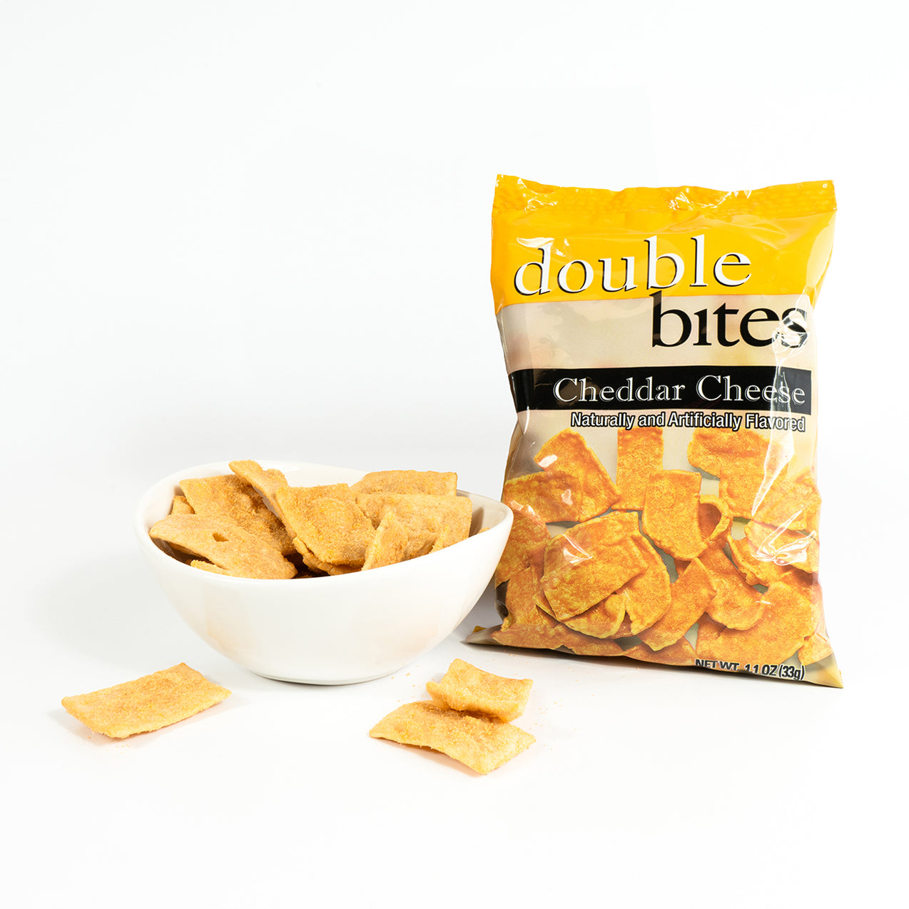DPTG Double Bites Cheddar | Cheesy Weight Loss Snacks | Diet Chips