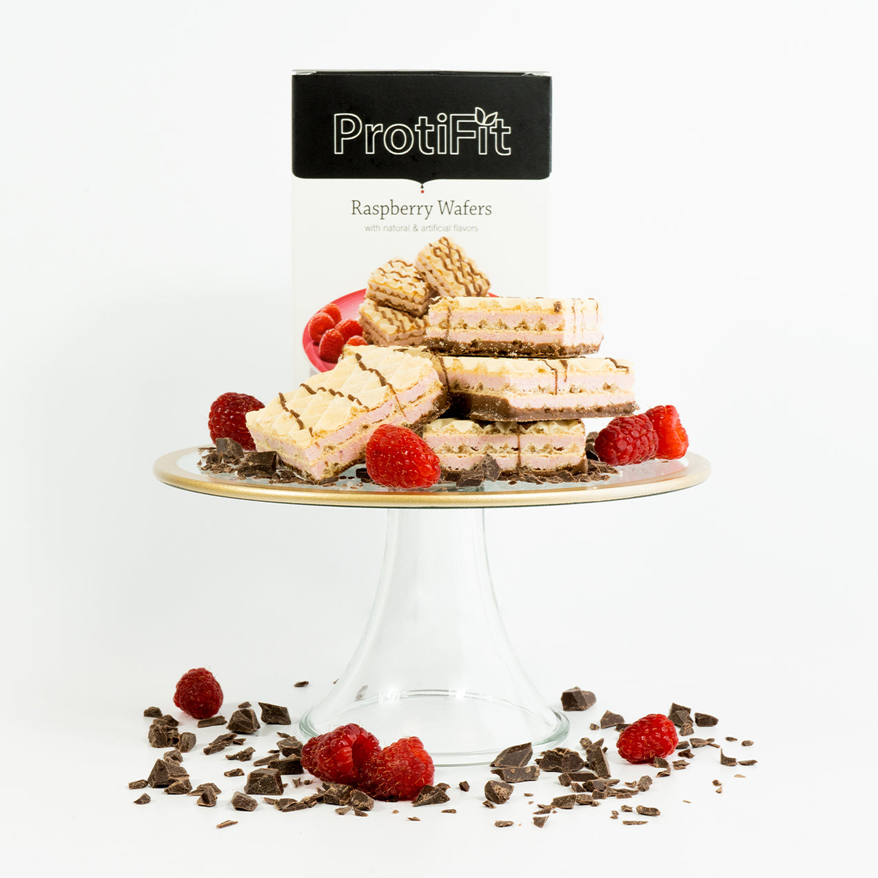 Proti Fit Raspberry Wafer | Proti Chocolate Soy Snack | 15g Protein