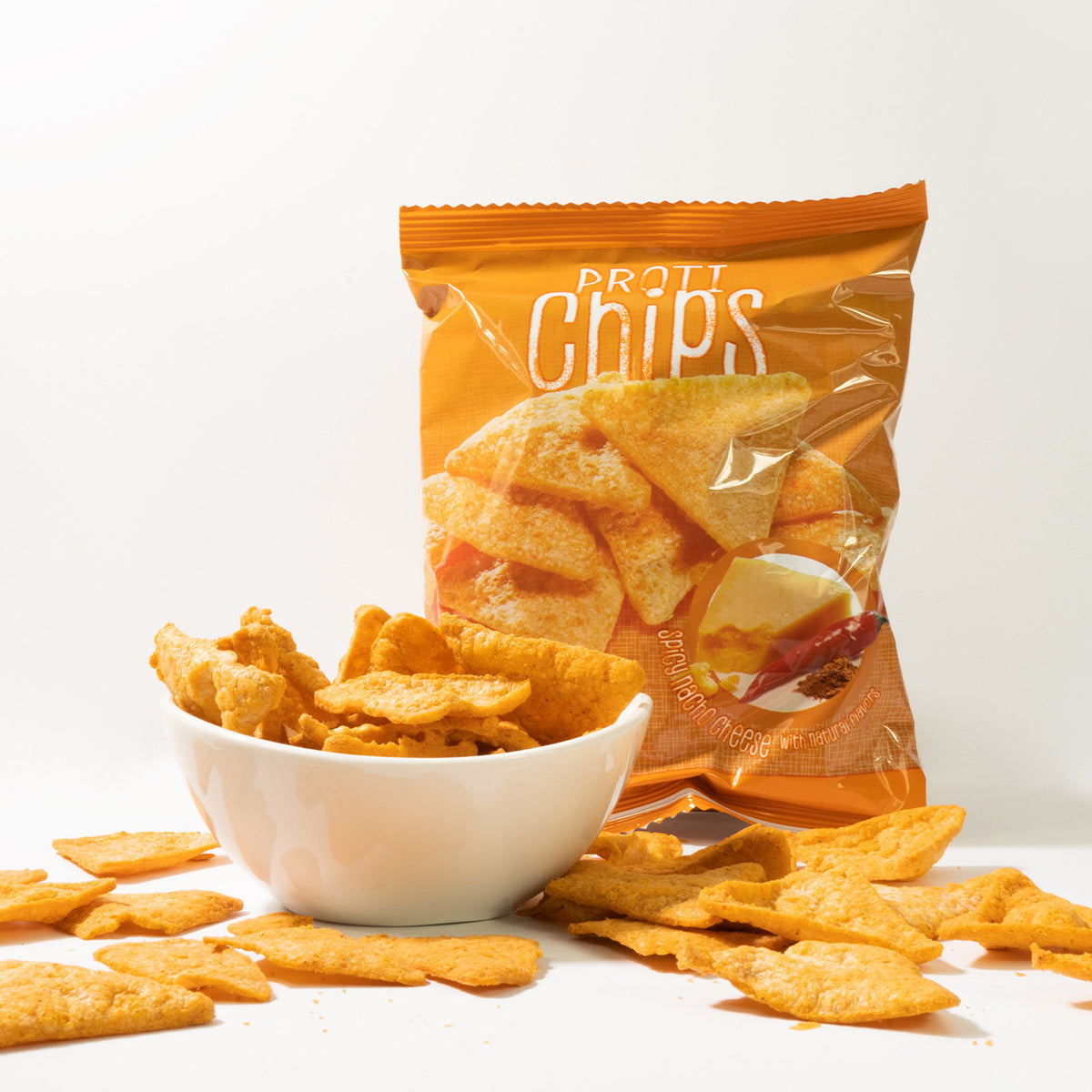 Proti Fit Nacho Chips | Health Wise Protein Chips | Proti Snacks